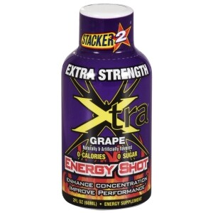Stacker 2 Xtra Energy Shot - Grape, 2 oz.