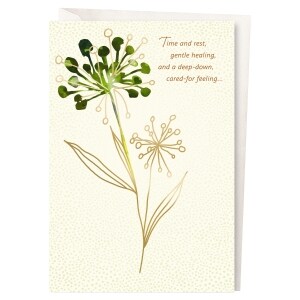 Sentimental Studios Floral Get Well Card