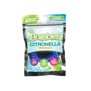 Pic Bugables Citronella Mosquito Repellant Wrist Bands