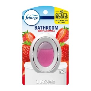 Febreze Bathroom Air Freshener, Odor-Fighting, Berry & Bramble Scent, 1 ...