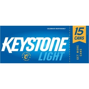Keystone Light 12-oz. Cans, 15 ct. | Family Dollar