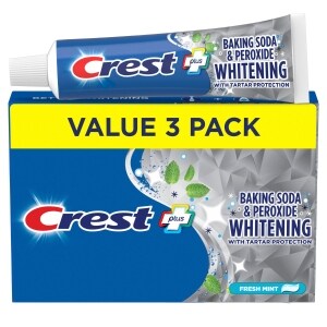 Crest Cavity & Tartar Protection Toothpaste, Whitening Baking Soda ...