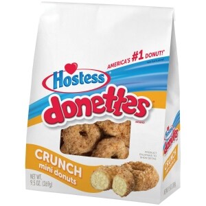 HOSTESS Crunch DONETTES Bag, Sweet Coconut Crunch, 9.5 oz | Family Dollar