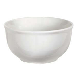 White Ceramic 6 Inch Bowls, 1 ct.