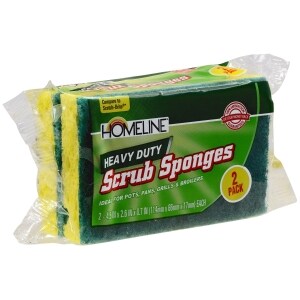 View Homeline Heavy-Duty Scrub Sponges, 2