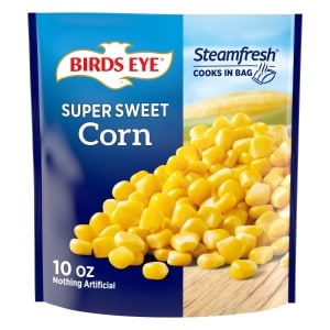 Birds Eye Steamfresh Super Sweet Corn, Frozen Vegetables, 10 oz. Bag