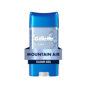 Gillette Clear Gel Antiperspirant and Deodorant for Men Wild Rain Scent 3.8 oz