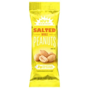 Nut Harvest Whole Peanuts Salted 3 3/4 Oz | Family Dollar