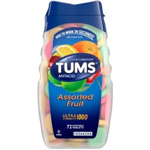 TUMS Ultra Strength Chewable Antacid Tablets for Heartburn Relief ...