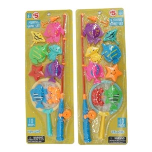 Fishing Pole Pool Toy Kits, 10-pc.