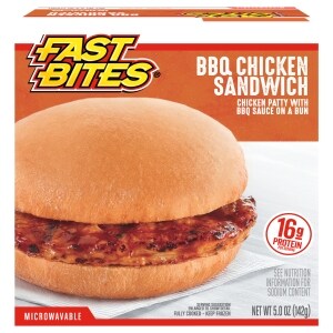 Fast Bites® BBQ Chicken Sandwich, 5 oz (Frozen)