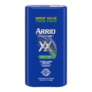 Arrid XX Extra Extra Dry Ultra Clear Aerosol Antiperspirant Deodorant ...