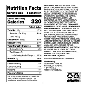 Fast Bites® Grilled Chicken Sandwich, 4.4 oz (Frozen) | Family Dollar