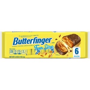 Butterfinger Fun Size Peanut-Buttery Chocolate-y Candy Bars ...