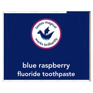 hello Kids Dragon Dazzle Blue Raspberry Fluoride Toothpaste, Vegan ...
