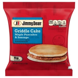 Jimmy Dean Griddle Cake Breakfast Sandwiches with Maple Pancakes and ...