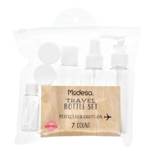 Modesa Travel Bottle Set, 7 pc. | Family Dollar
