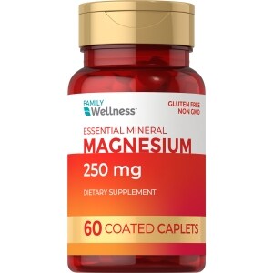 Family Wellness Magnesium 250 mg Coated Caplets, 60 ct.