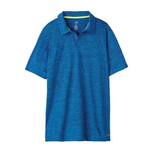 Pro Player Space Dye Men’s Polo Shirt - Blue | Family Dollar