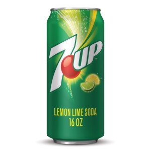 7UP Lemon Lime Soda, 16 fl oz can | Family Dollar