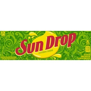 Sun Drop Citrus Soda, 12 fl oz cans, 12 pack | Family Dollar