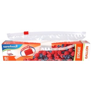 Sure Fresh Slider Gallon Freezer Storage Bags, 9-ct. | Family Dollar