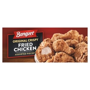 Banquet Original Crispy Fried Chicken Assorted Pieces, Frozen Chicken ...