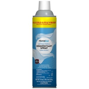 Homeline Antibacterial Disinfectant Spray - Linen Scent, 19 oz.