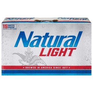 Natural Light Beer 15 - 12 fl oz Cans