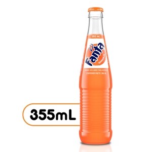 Fanta Orange Mexico Soda Fruit Flavored Soft Drink, 355 mL | Family Dollar