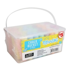 Toymazing Colorful Chalk Buckets, 52 pc.
