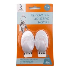 REMOVABLE HOOKS 2PK