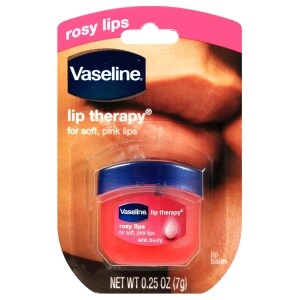 Vaseline Rosy Lips Lip Balm, .25 oz.