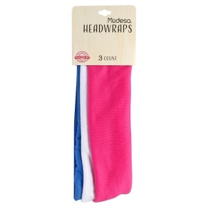 Modesa Headwraps, 3 ct. Assorted
