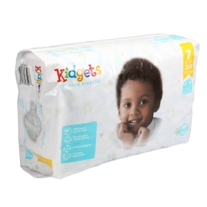 Kidgets Size 7 Diapers, 20 ct.