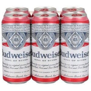 Budweiser Beer 6 - 16 fl oz Cans | Family Dollar