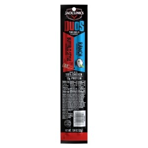 1.84oz Jack Link's Duos Buffalo and Ranch Chicken Sticks 1/1 Count