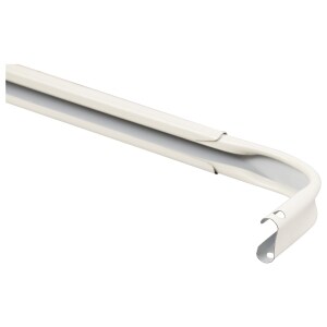 Interiors by Design Adjustable Basic Double Curtain Rod, 28-46 in ...