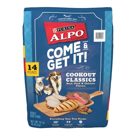 Purina ALPO Come and Get It! Cookout Classics Flavored Dry Adult Dog ...