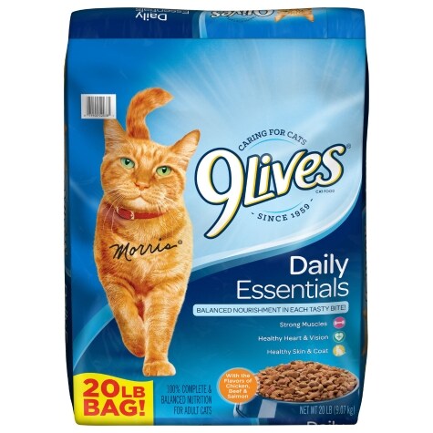9 Lives Daily Essentials Cat Food, 20 lb.