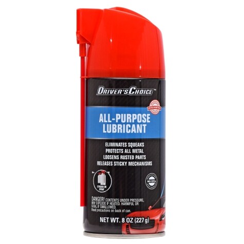 Driver's Choice All-Purpose Lubricant Spray with Nozzle, 8 oz,