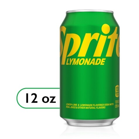 Sprite Lymonade, Lemonade and Lime Soda Soft Drink, 12 fl oz