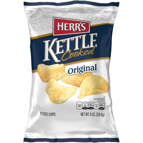 Herr's Original Kettle Cooked Potato Chips 8 oz | Family Dollar