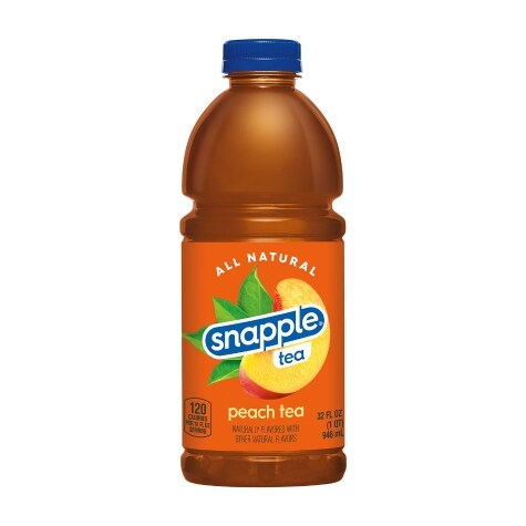 Snapple Peach Tea, 32 fl oz bottle