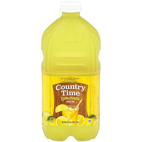 Country Time Lemonade Naturally Flavored Drink, 64 fl oz Bottle ...