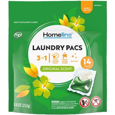 Homeline Original Scent Laundry Pacs, 14-ct.