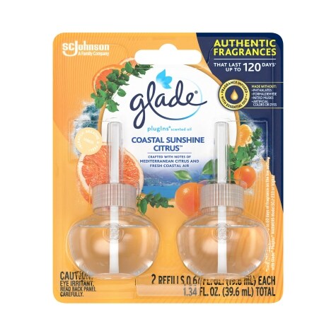 Glade PlugIns Scented Oil 2 Refills, Glade Plug in refills, Air ...