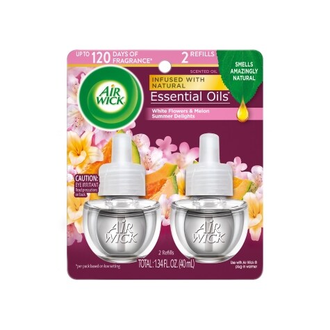 AIR WICK Scented Oil - Twin Refill Essential Oils™ Summer Delights ...