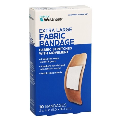 Curad Extra Large Flex-Fabric Bandages, 10-ct. Box