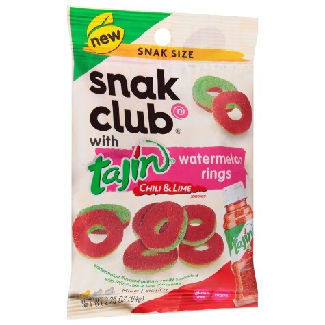 Snak Club Snak Size Mild Tajin Chili & Lime Seasoned Watermelon Rings ...
